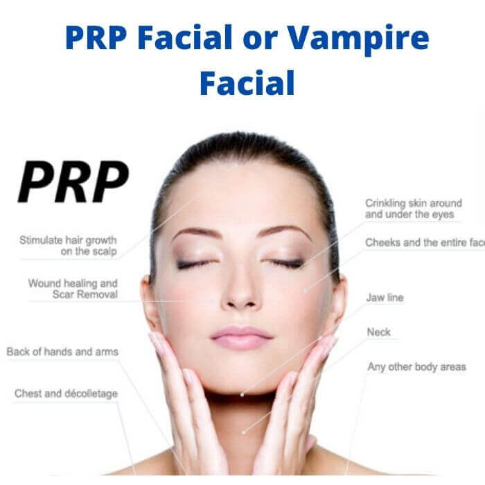 PRP Facial or Vampire Facial - Skin Hair and Pain Treatment